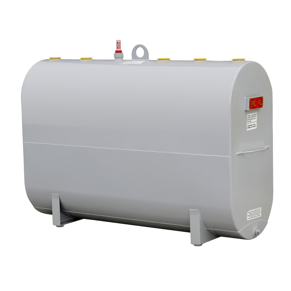 5' 200Gal/960L Double Bottom Oval Fuel Tank - Aurora Generators